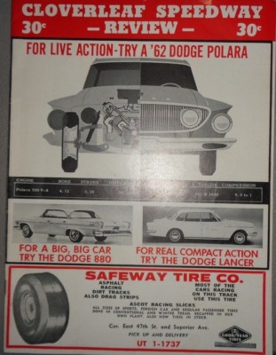 1962 Cloverleaf Speedway Program Review | eBay