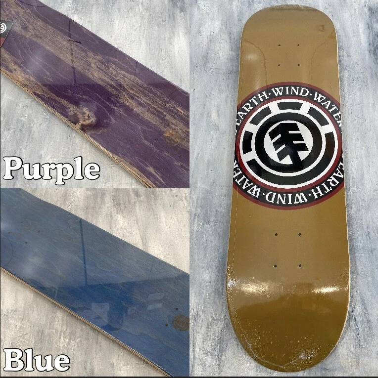 Element Skateboard Decks Blue