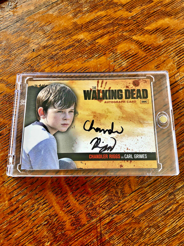 Walking Dead Season 1 Carl Autograph Card A8 Chandler Riggs | eBay