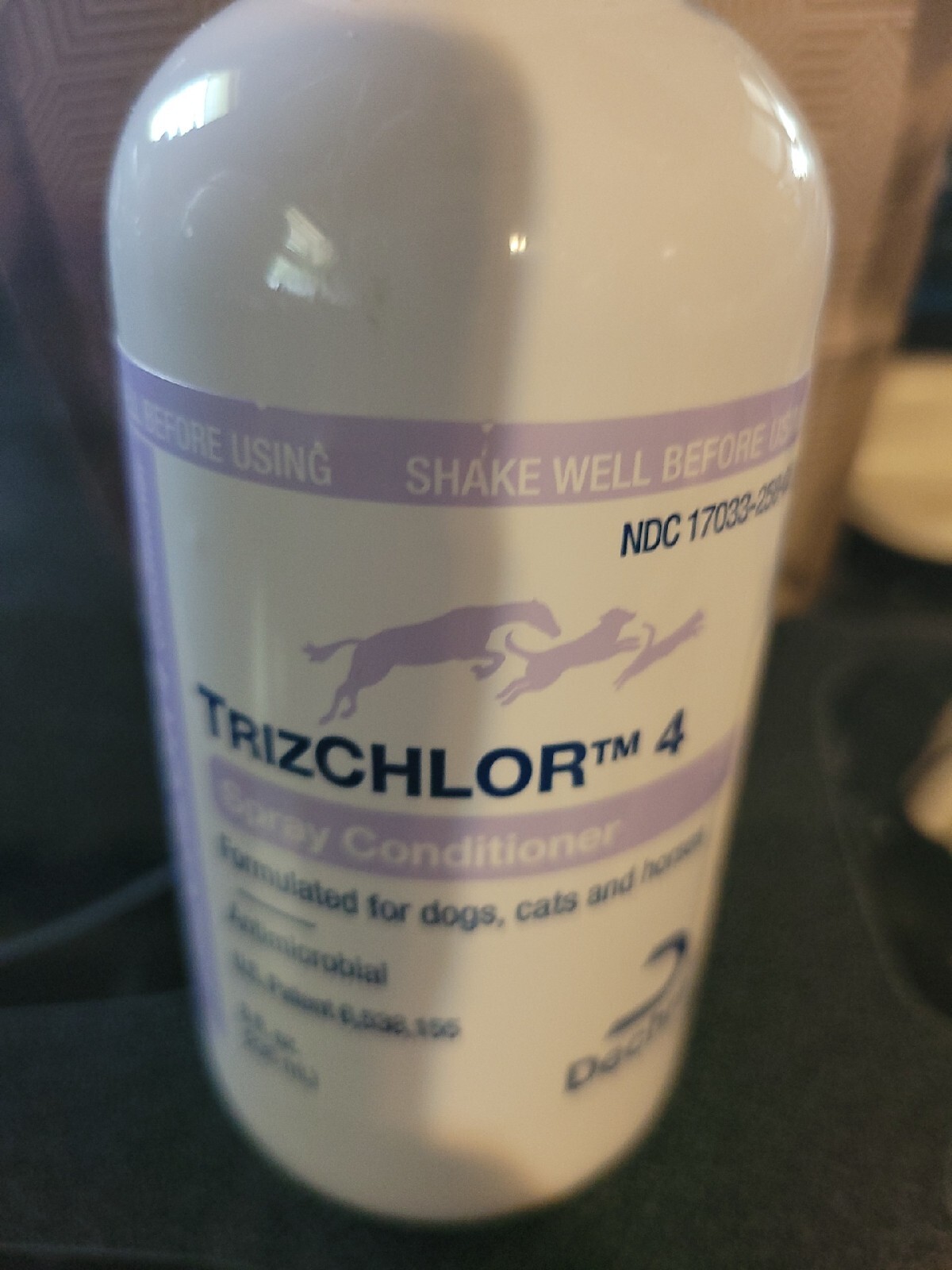 Dechra TrizCHLOR 4 Antimicrobial Spray Cond for Dogs Cats and Horse 8oz ...