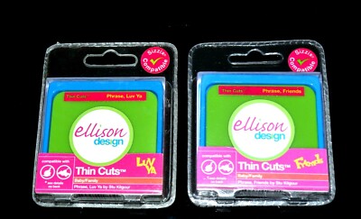 Ellison Design Cuts Sizzix Compatible Die Cut Machine Cartridge Love ...