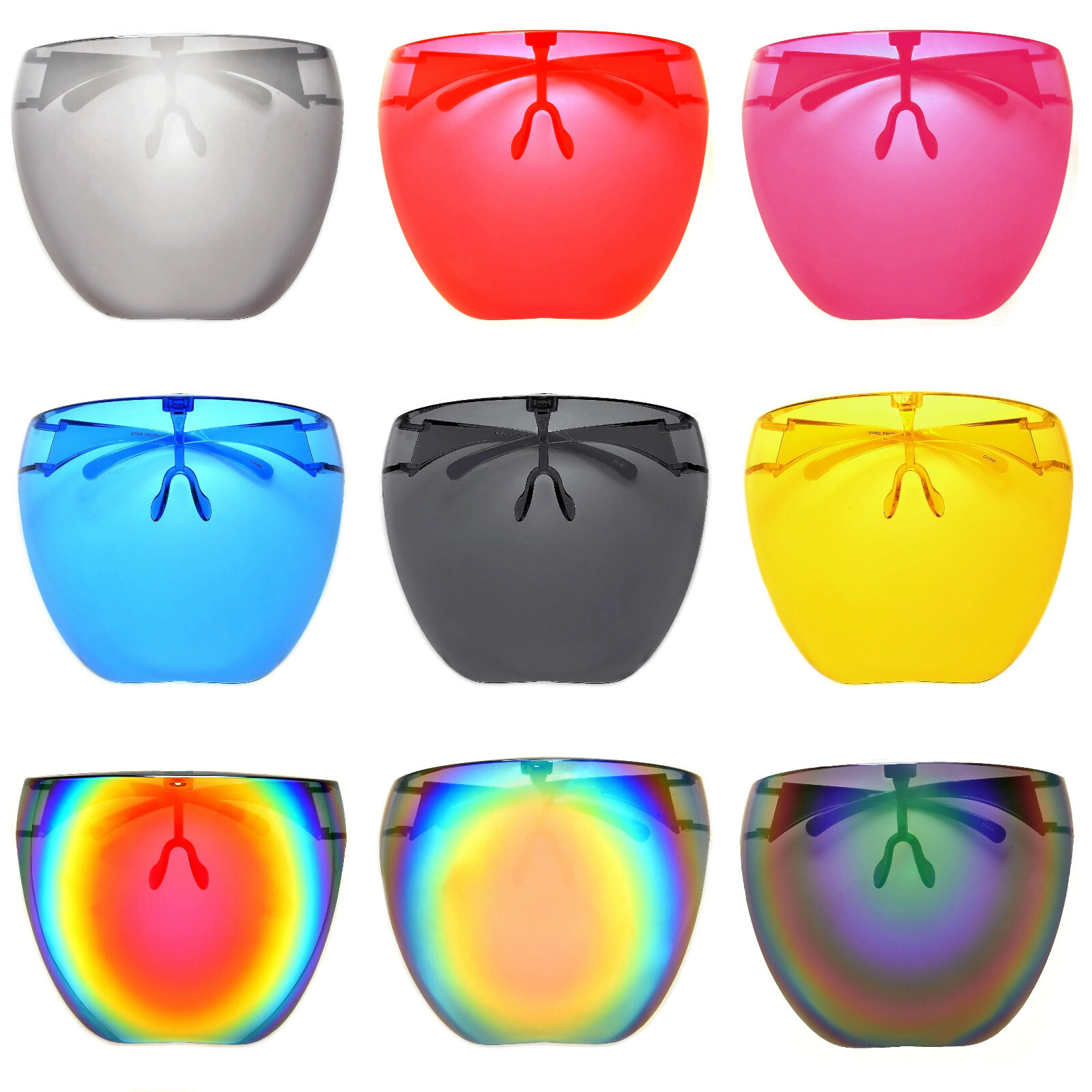 Durable Protective Clear Face Shield with 180 Degree Safety Coverage ...