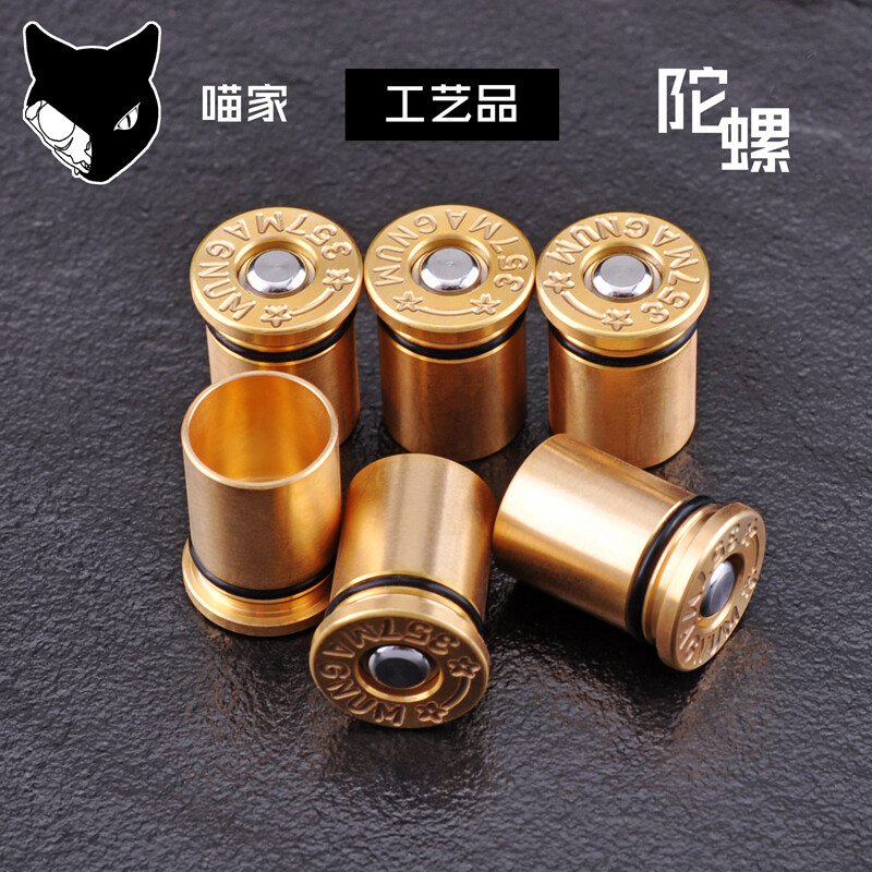 Stainless Steel Revolver Finger Spinner Hand Fidget Pocket EDC Toy ...