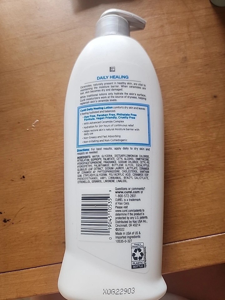 Curel Body Lotion Original Daily Healing Dry Skin Repair Moisture ...