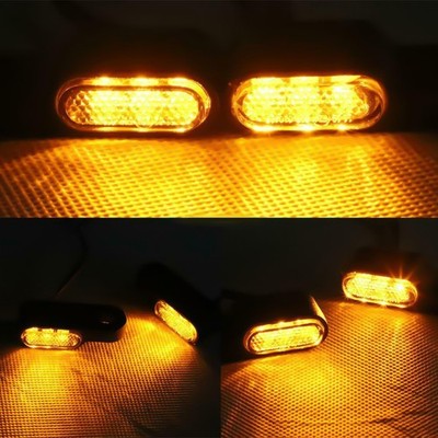 2X Motorcycle Turn Signal Indicators Light Motorbike Waterproof LED ...