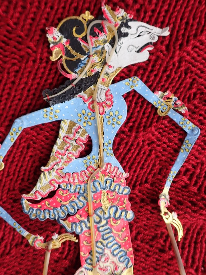 Vintage 2 Java Wayang Kulit Shadow Puppets, Mid 20th Century | eBay