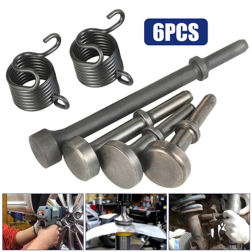 6Pcs Smoothing Pneumatic Air Hammer Pneumatic Chisel Bits w/ Spring ...