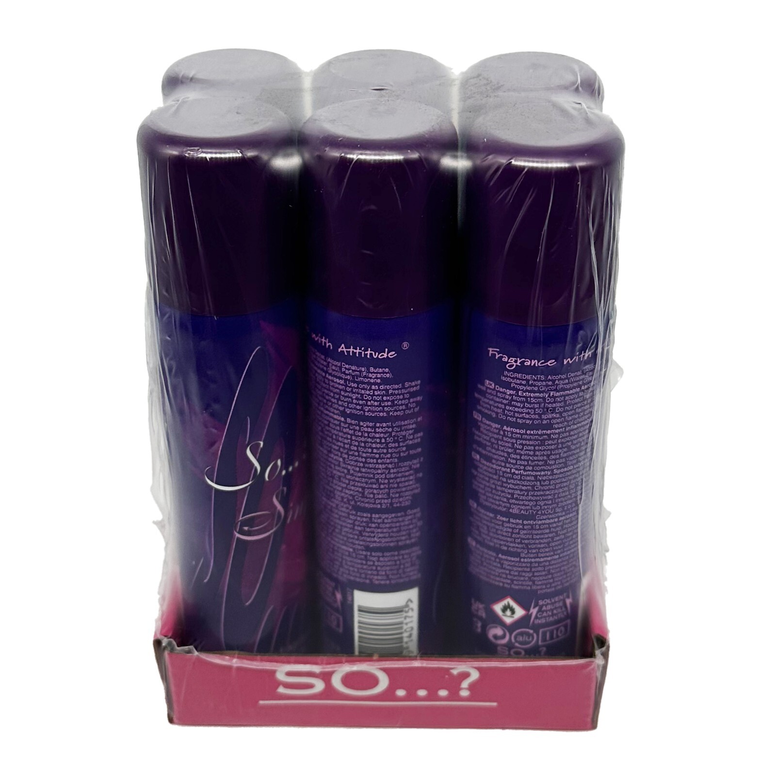 SO...? BODY PERFUMED SPRAY 6 X 75ML | eBay