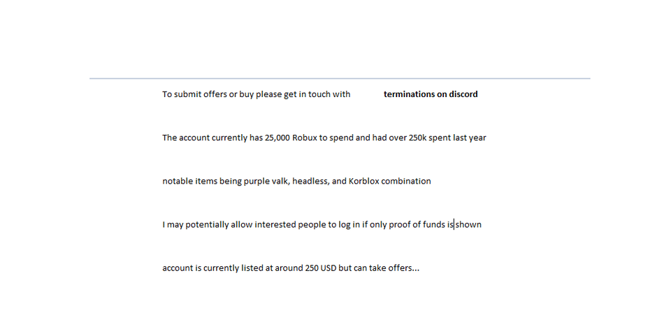 ⚡️Stacked Roblox Account🎃 Headless + Korblox + Purple Valk + 24k Robux ...