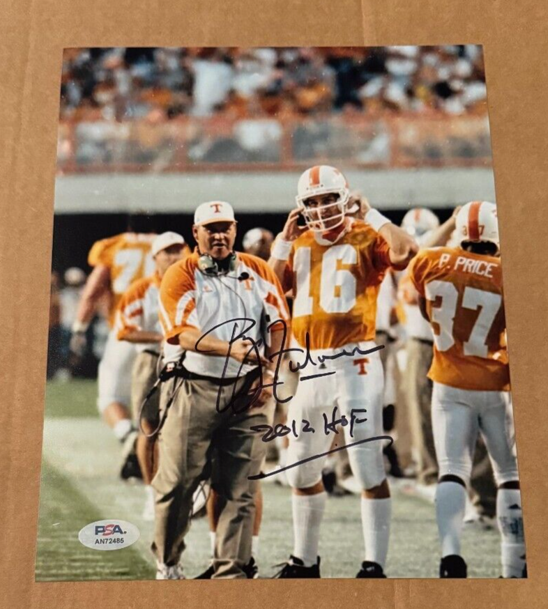 PHIL FULMER SIGNED TENNESSEE VOLUNTEERS 8X10 PHOTO PSA/DNA CERTIFIED #2 ...