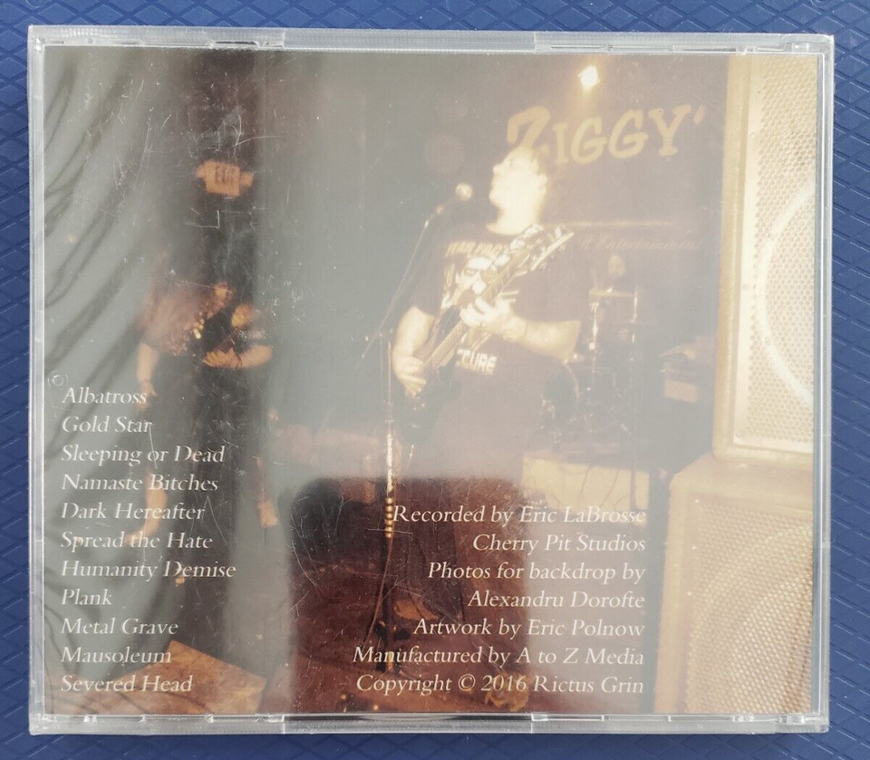 Burning A Cold Fire by Rictus Grin (CD, 2016) New & Sealed 190394608101 ...