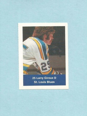 1974-75 Acme Loblaws Hockey Larry Giroux St Louis Blues | eBay