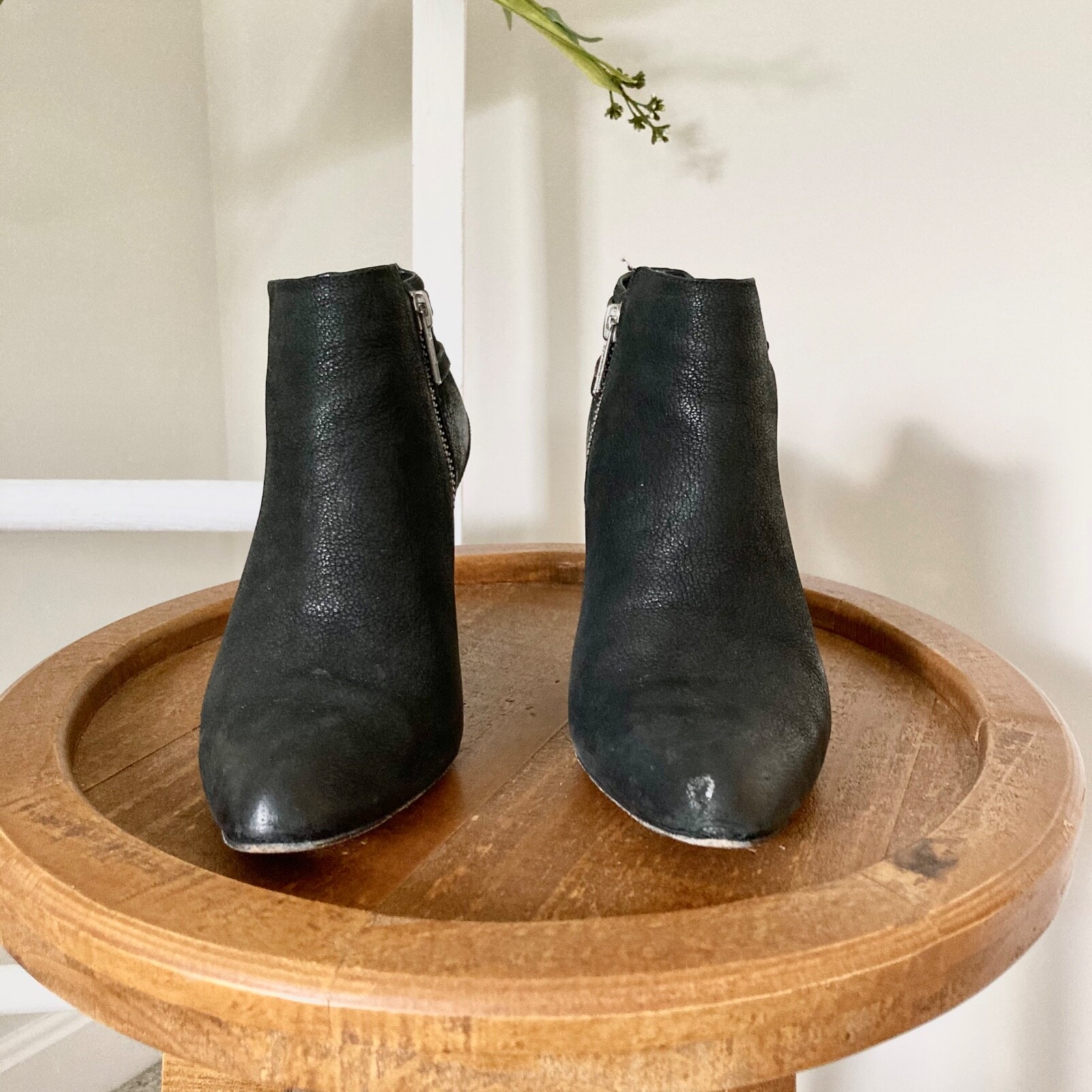 Authentic Coach Daphne Stiletto Leather Ankle Booties… - Gem