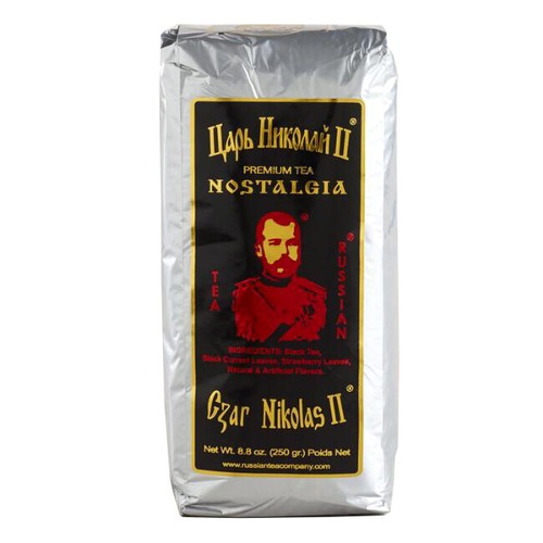 Black Leaf Tea Czar Nicholas II Nostalgia (Silver) Russian Style 8.8oz ...