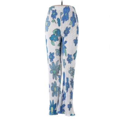 90s Blue Floral Pants | eBay