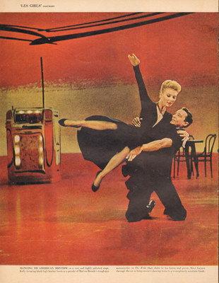 1955 vintage print photo GENE KELLY and MITZI GAYNOR Dancing 050516 | eBay