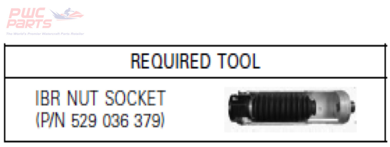 PWCPARTS FITS Seadoo IBR Nut Socket Removal Tool RXP-X RXT-X GTX GTR ...