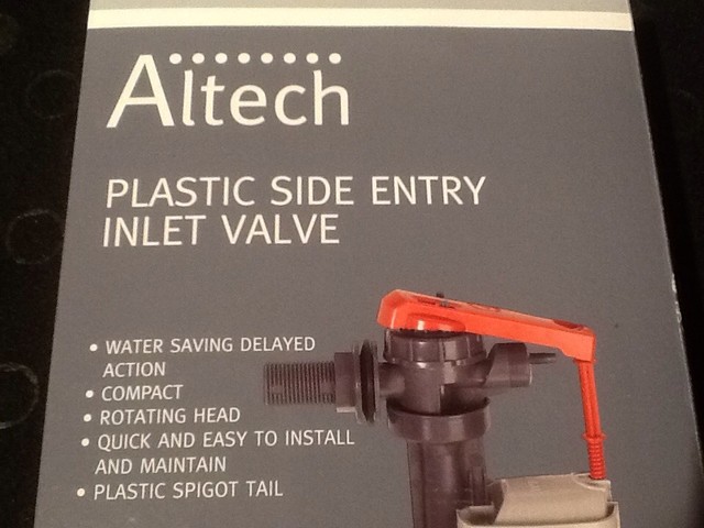 ALTECH Side Entry Inlet Valve 1/2"plastic ALT16920 for sale online | eBay