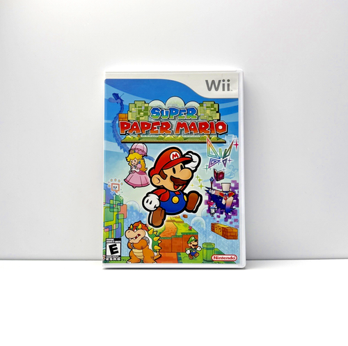 Super Paper Mario Nintendo Wii CIB Complete Refurbished & Tested Free ...