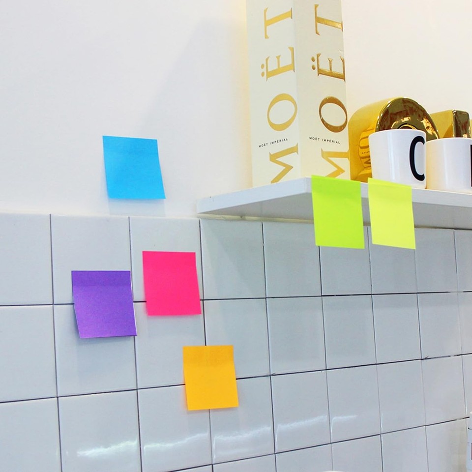 Sticky Notes 3x3 Inches,Bright Colors -Stick Pads, Easy to Post for ...