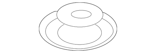 Genuine Nissan Strut Bearing 54325-5FA0A | eBay
