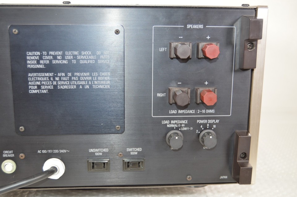 Accuphase P-600 Stereo Power Amplifier Gold Vintage Tested Excellent W ...