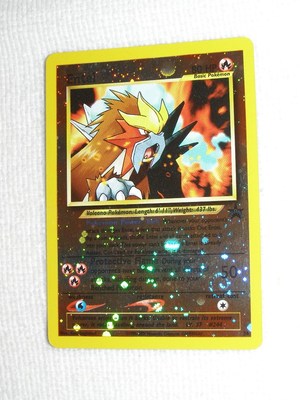 Pokemon TCG Entei promo holo card #34 | eBay