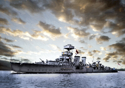 HMS COVENTRY WW2 - LIMITED EDITION ART (25) | eBay UK