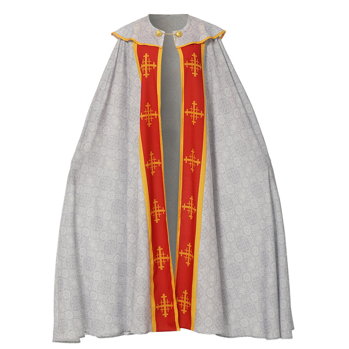 Halloween Religious Cope Priest Vestment Patterned Robe Religious Cloak ...