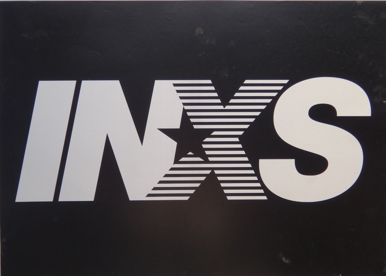 INXS "ELEGANTLY WASTED - NEW STAR LOGO" U.S. PROMO POSTER | eBay