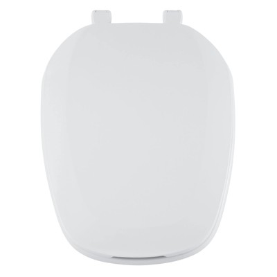 Eljer Emblem Elongated Toilet Seat with Square Front, Closed Front with ...