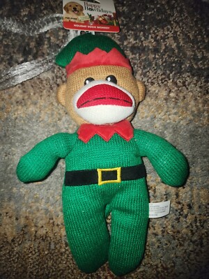 NEW PET FACTORY CHRISTMAS SOCK MONKEY TOYS | eBay