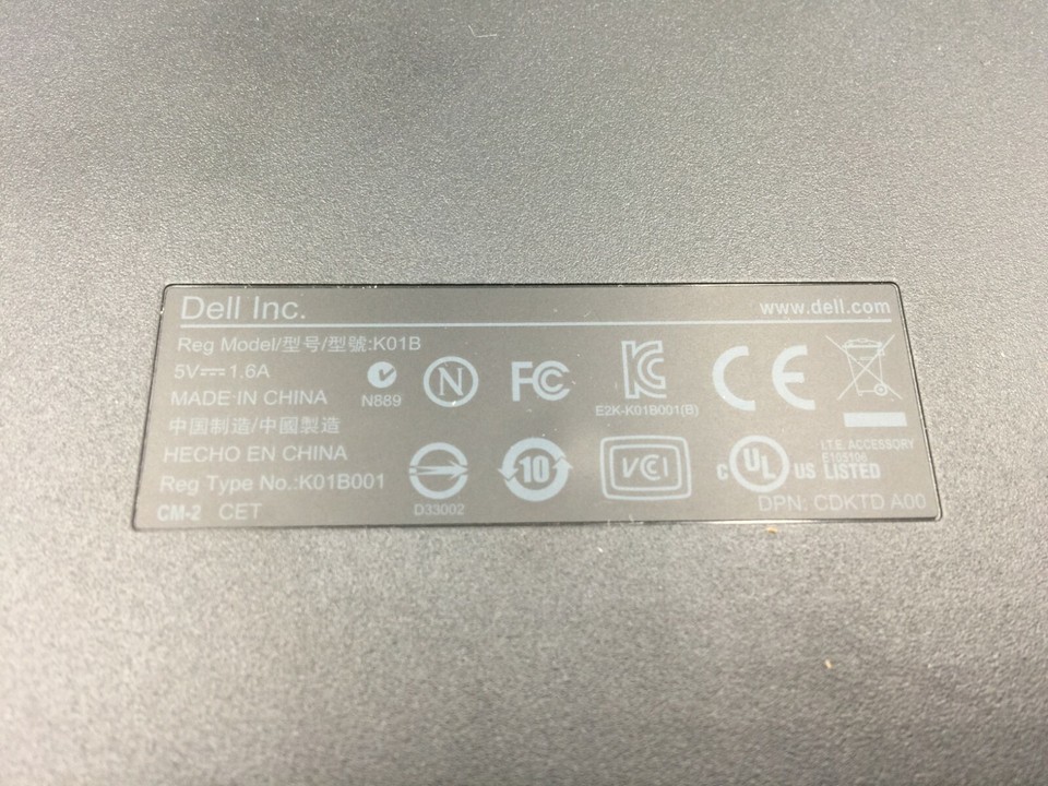 Genuine Dell Latitude K01B External Optical Drive Bay DVD R/RW | eBay