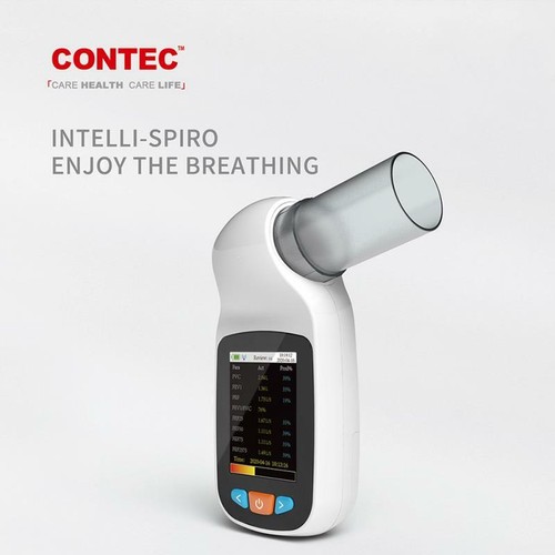 Contec SP70B Handheld Digital Spirometer Bluetooth Lung Breath ...
