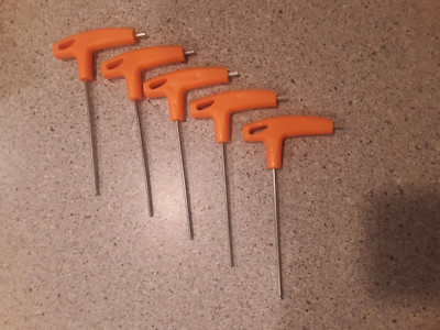 Qty. 5x 3mm T-Handle Hex Allen Key Wrench Wrenches Driver Screwdriver ...