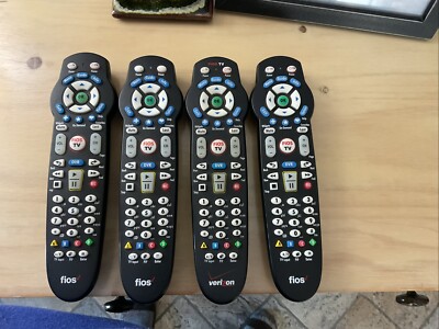 Verizon FiOS Replacement TV Remote Control Set Of 4 296466069426| eBay