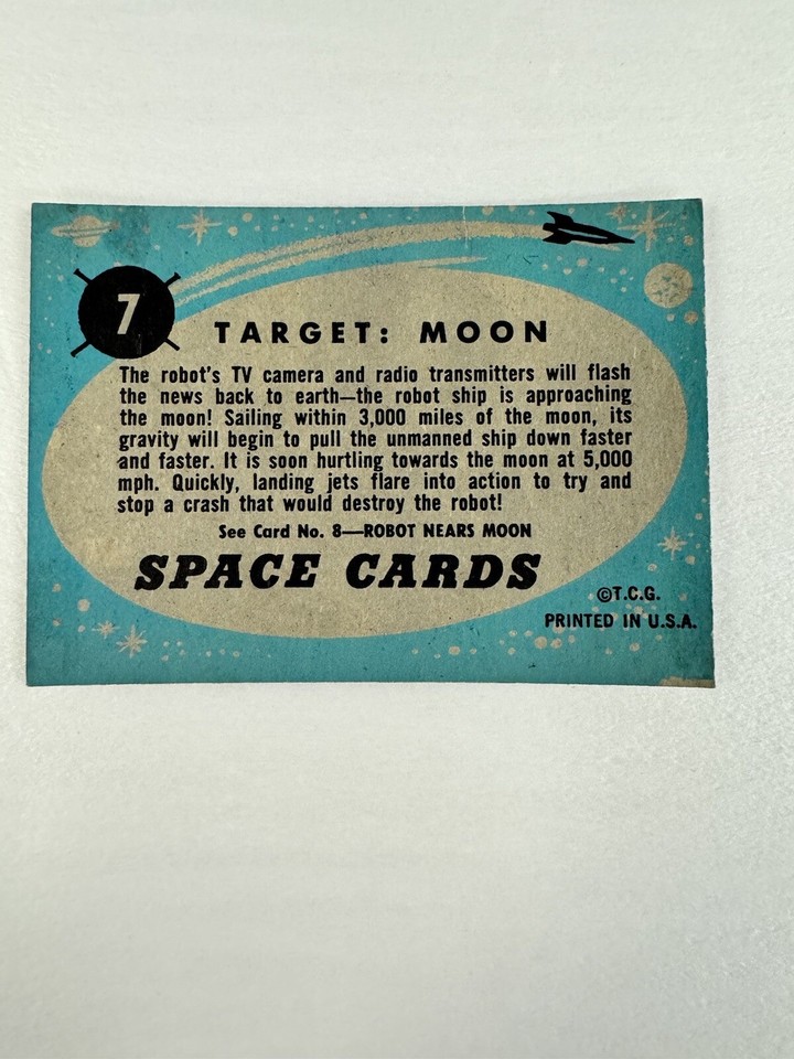 1957 Topps Space Cards Complete Set EX.-NM. Very Gradable Cards | eBay