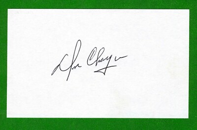 Don Chargin DECEASED Boxing Hall of Fame Signed 3x5 Index Card C16626 ...