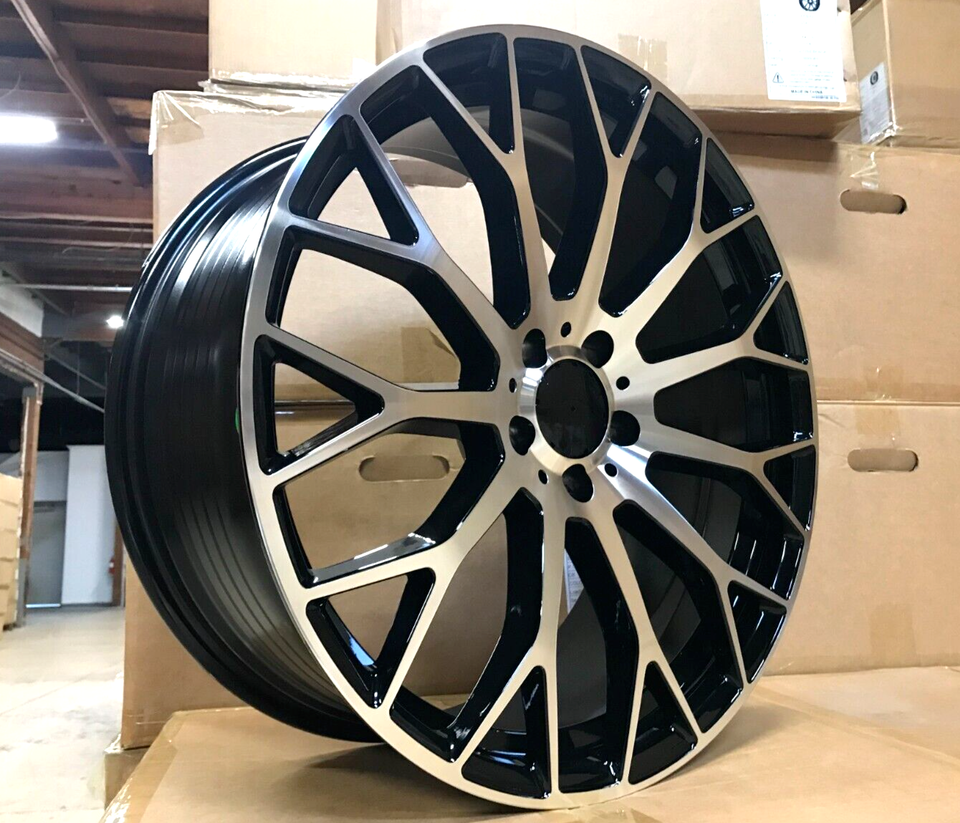 20x8.5 / 20x9.5 Wheels Fit Mercedes S600 S450 S550 S63 CL500 CL550 20 ...