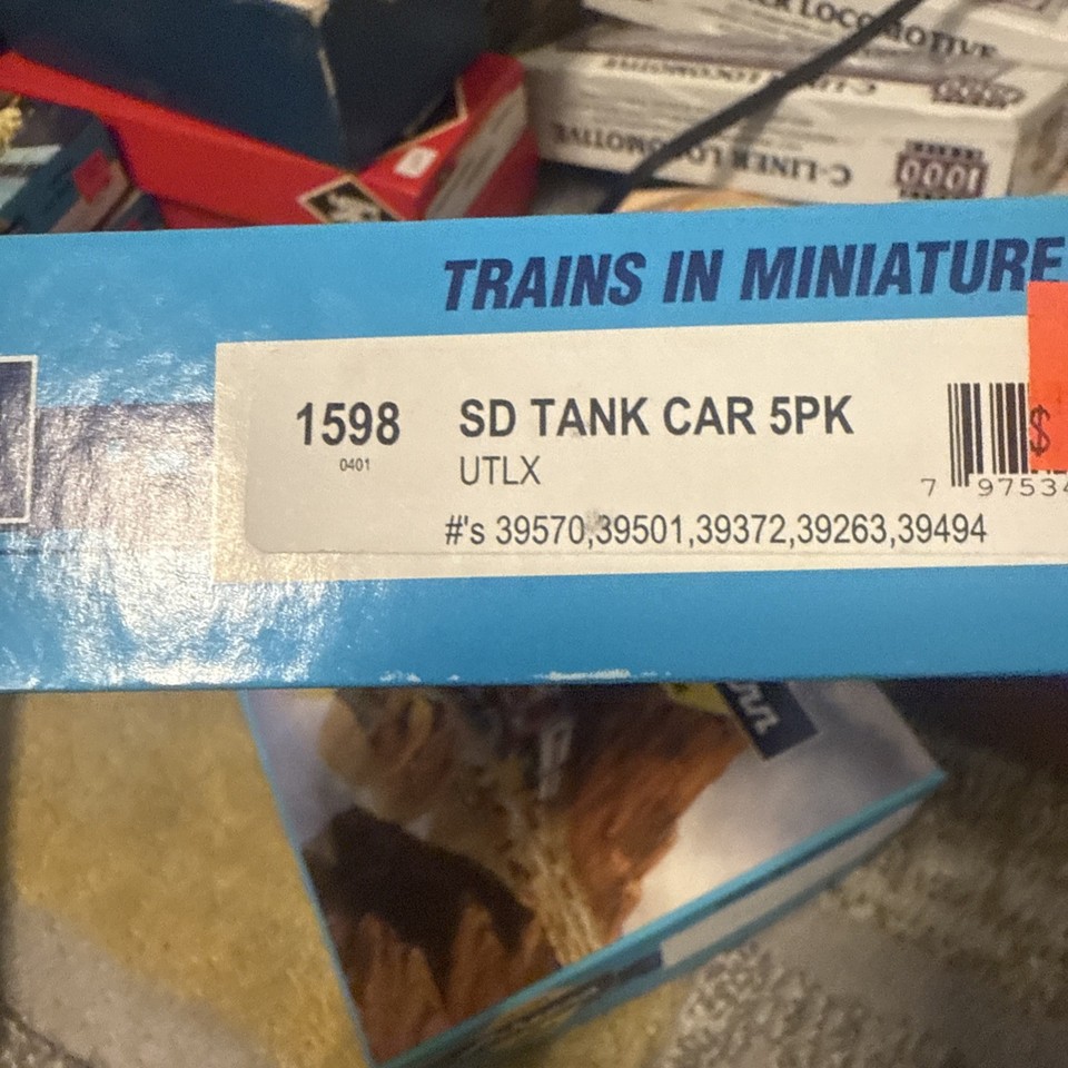 Athearn Trains 1598 SD Tank Car 5 Pk Utlx | eBay