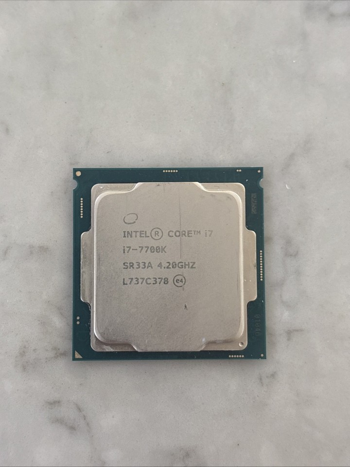 Intel Core I7-7700K Processor (4.2 GHz, Quad-Core, LGA 1151) - SR33A ...