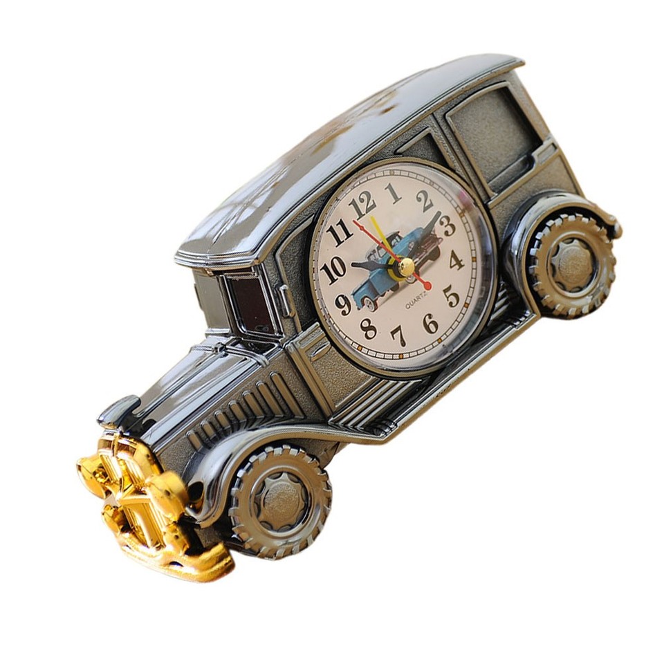Car Shape Clock Desktop Alarm Clock Bedside Clock Room Decoration ...