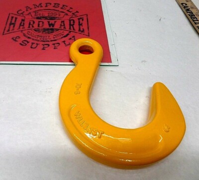 Foundry Hook 3/8" Chain Rigging Crane Eye Grade 80 2.875” Throat ...