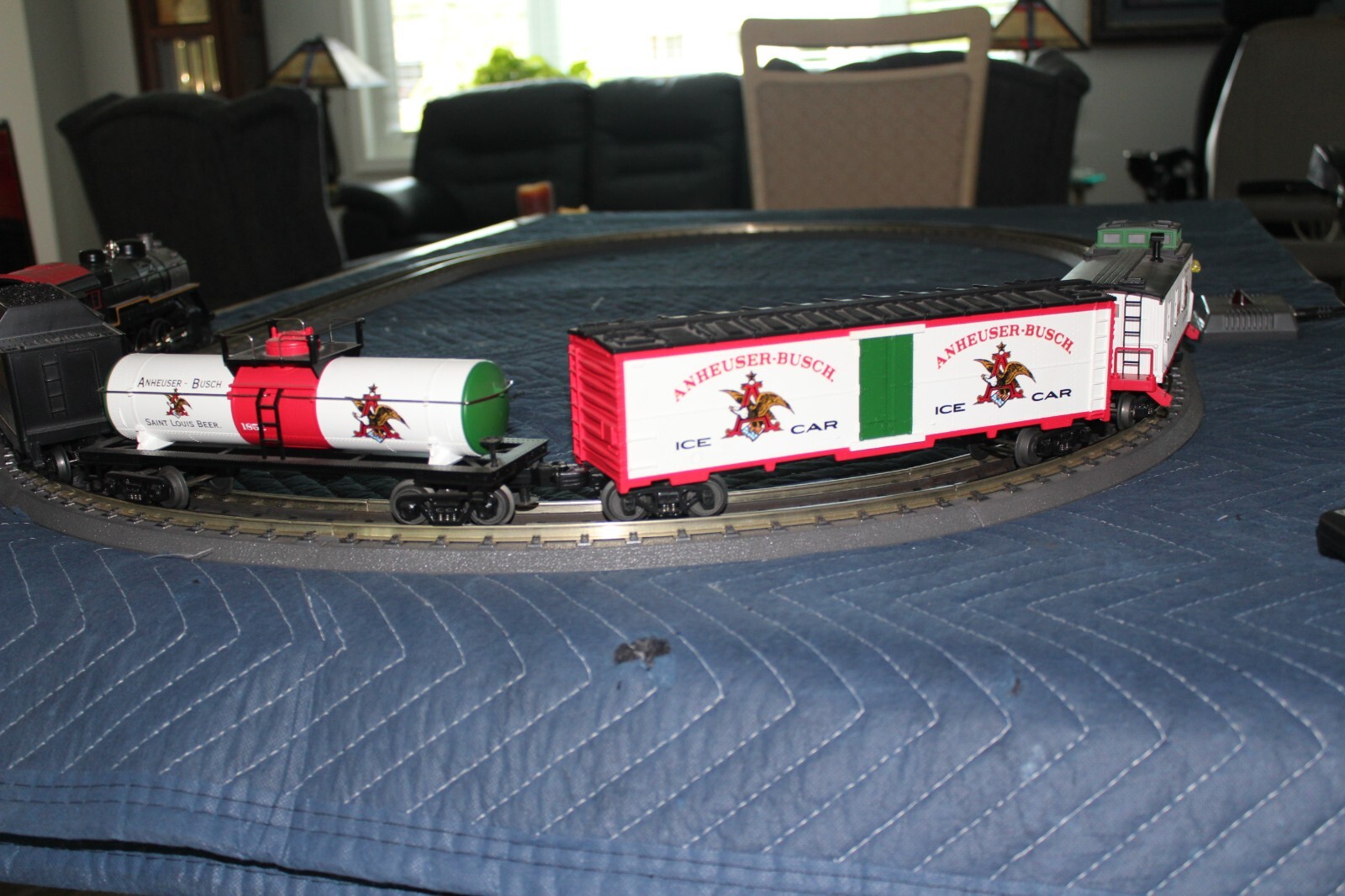 Rail King Anheuser Busch 2-8-0 Steam Freight R-T-R Train Set | eBay