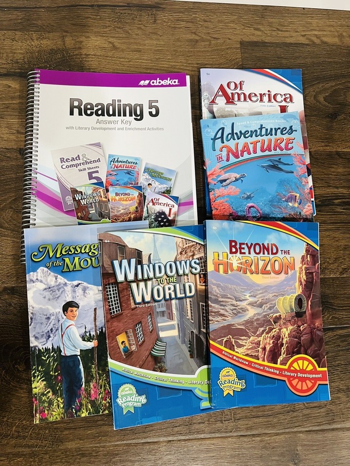 Abeka 5th Grade Student And Teacher Book Lot- Homeschool | eBay