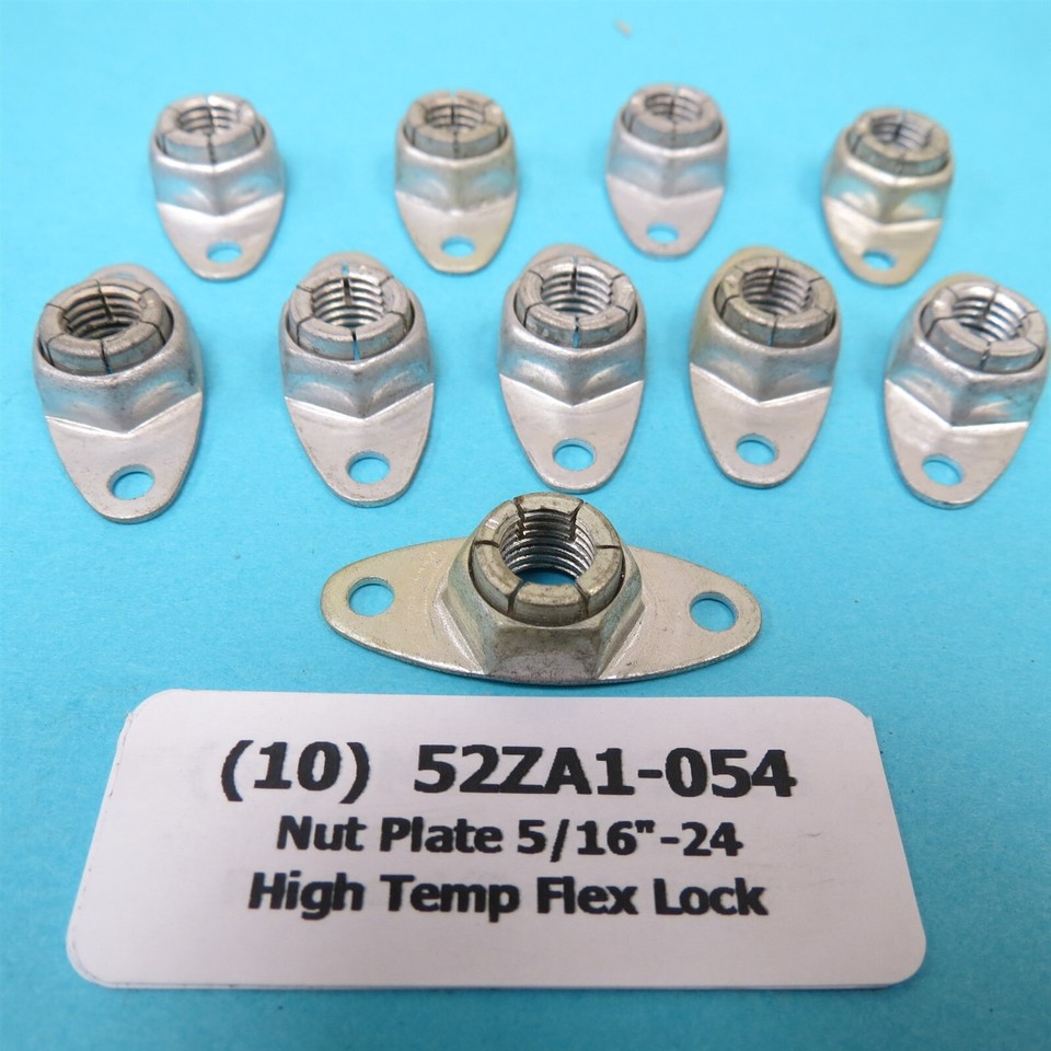 5/16-24 High Temp Flexloc Nutplate Heavy Duty Anchor Nut Plate 52ZA1 ...