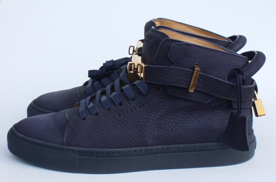 Buscemi 100MM Golden Padlock Sneakers Size 43/US 10 i… - Gem