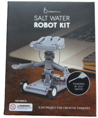 Brilliant Ideas Salt Water Robot DIY Kit - New & Sealed - Ages 8+ DIY ...