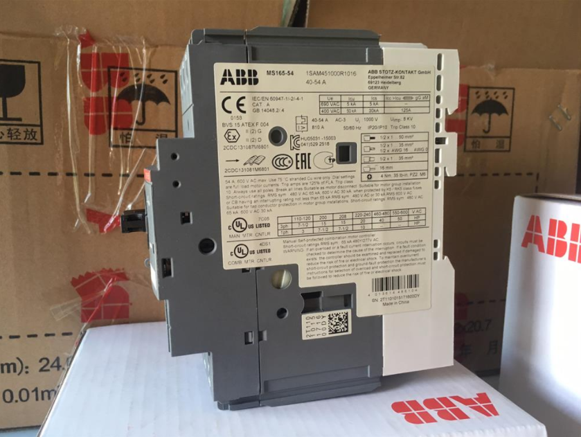 1PC New ABB MS165-54 1SAM451000R1016 40-54A Manual Motor Starter Brand ...
