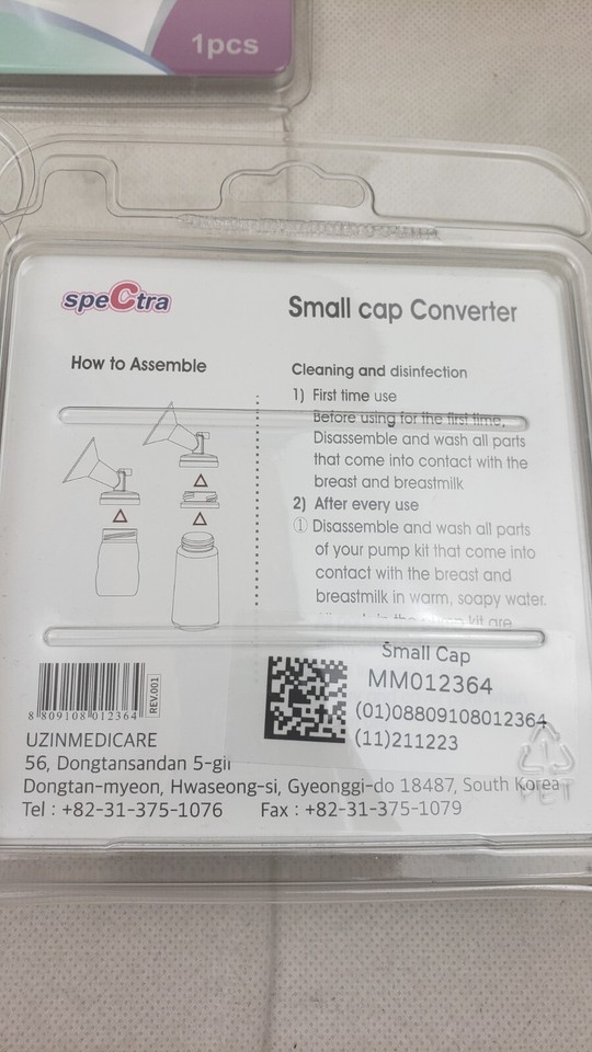 Lot of 3 Spectra Baby Small Caps Converter SEALED | eBay